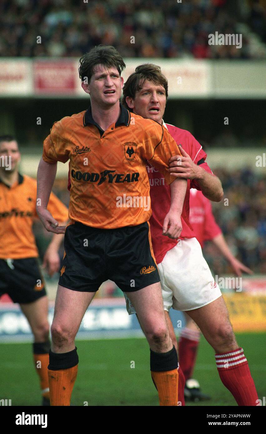 Wolves footballer Andy Mutch and Russell Osman Wolverhampton Wanderers ...
