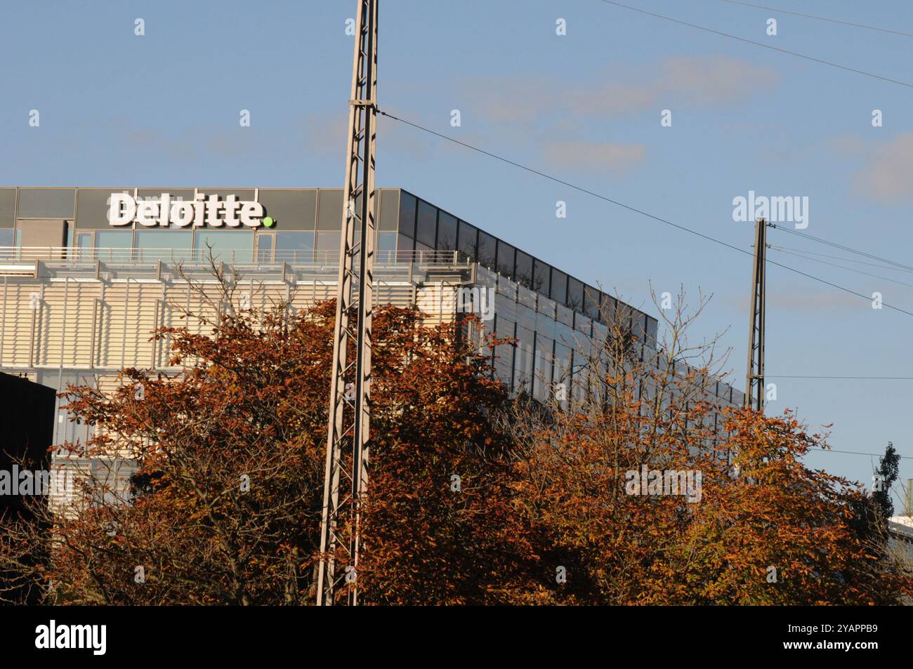 Copenhagen/ DenmarK/15 OCT. 2024/Deloitte office building in danish ...