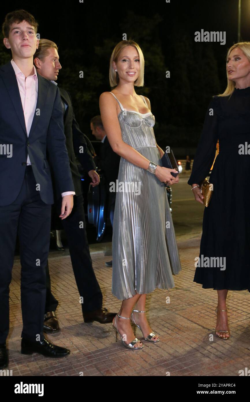 Princess Maria-Olympia of Greece and Denmark. Arrivals at pre- wedding ...