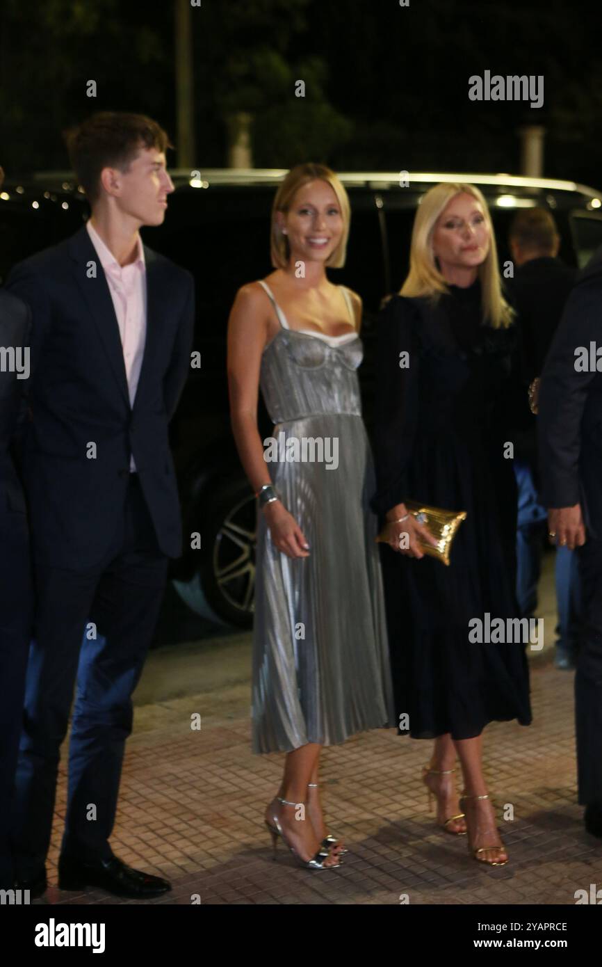 Princess Maria-Olympia of Greece and Denmark with her mother and her ...