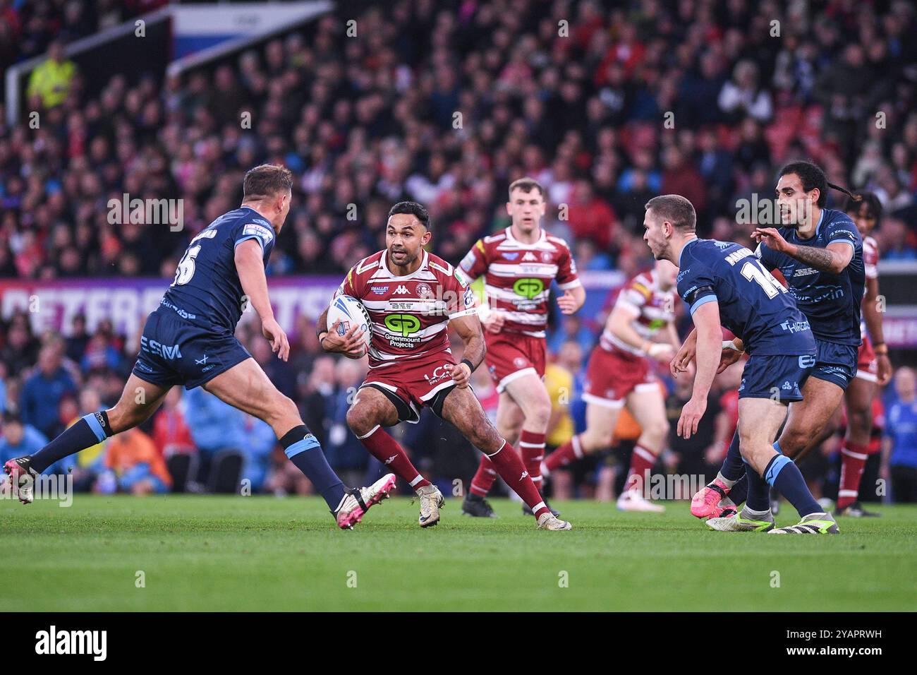 Manchester, England - 12th November 2024 - Bevan French of Wigan ...