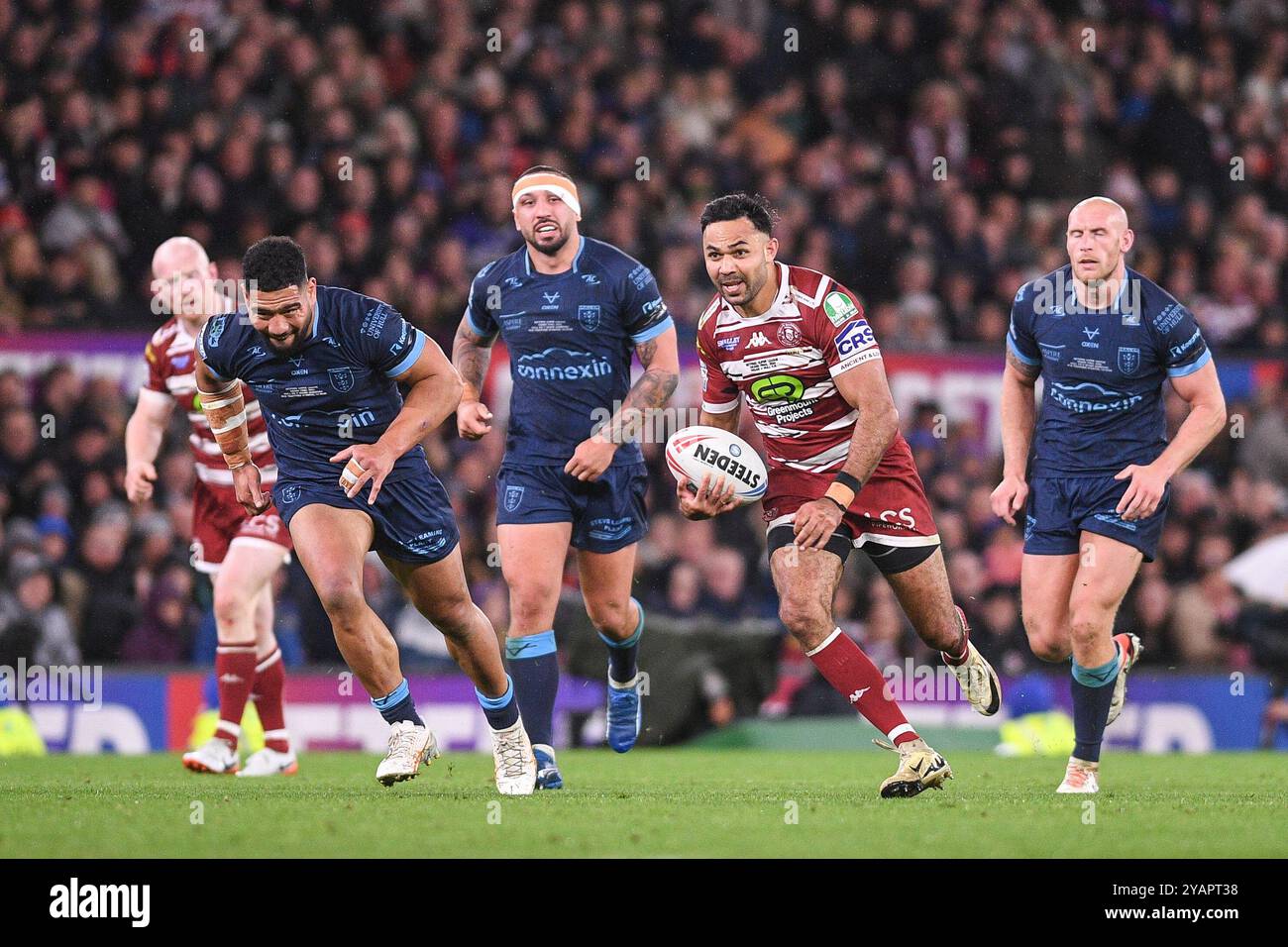 Manchester, England - 12th November 2024 - Bevan French of Wigan ...