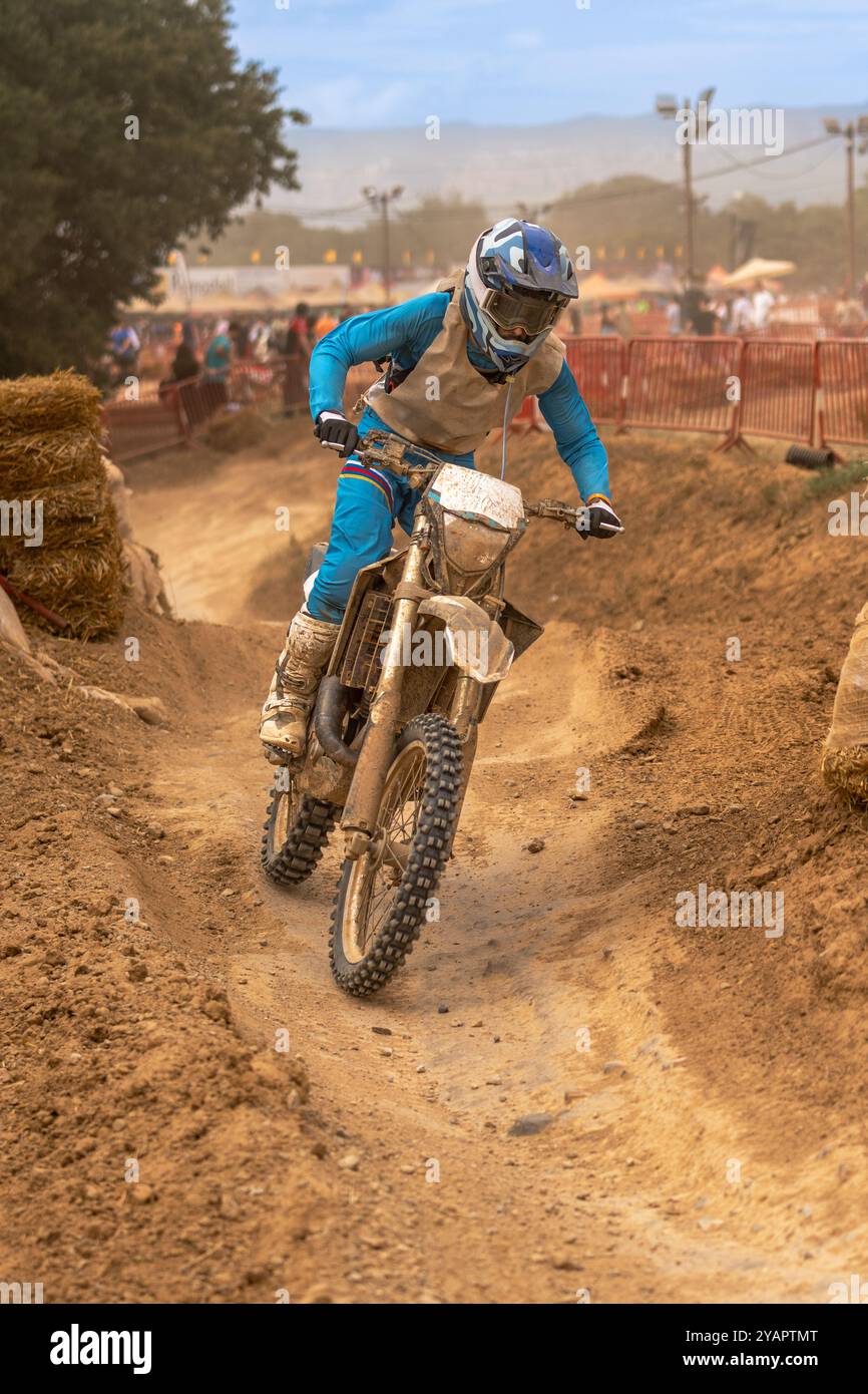 Motorcycle cornering motocross hi-res stock photography and images - Alamy