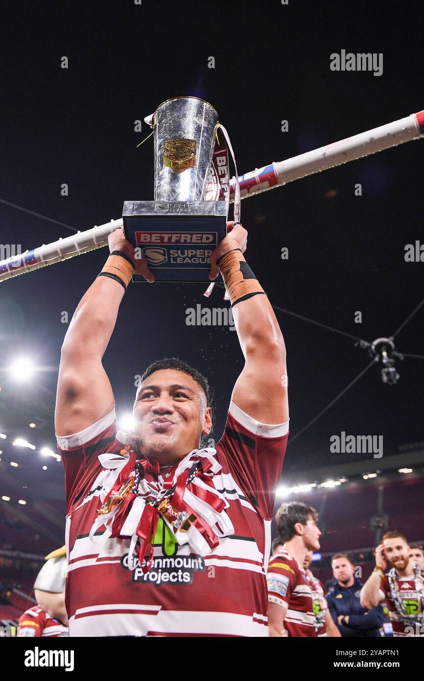 Manchester, England - 12th November 2024 - Patrick Mago of Wigan ...