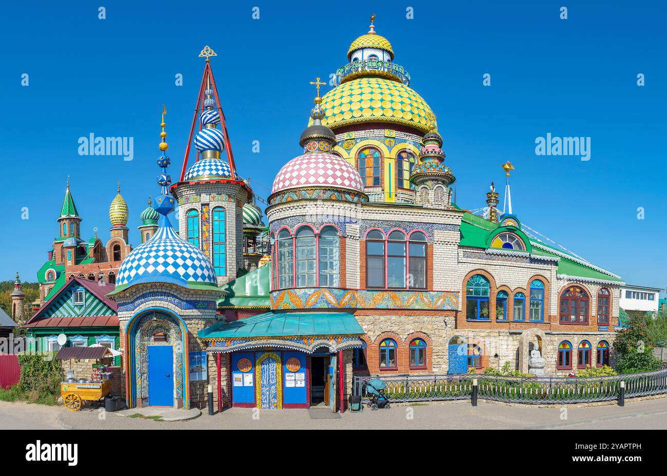 KAZAN, RUSSIA - SEPTEMBER 01, 2024: Temple of all Religions, Staroe ...