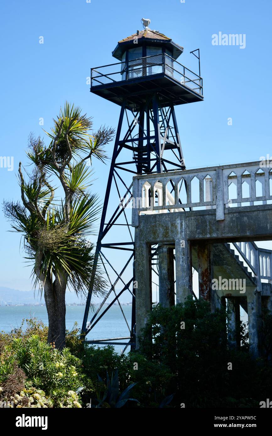 American prison guard tower hi-res stock photography and images - Alamy