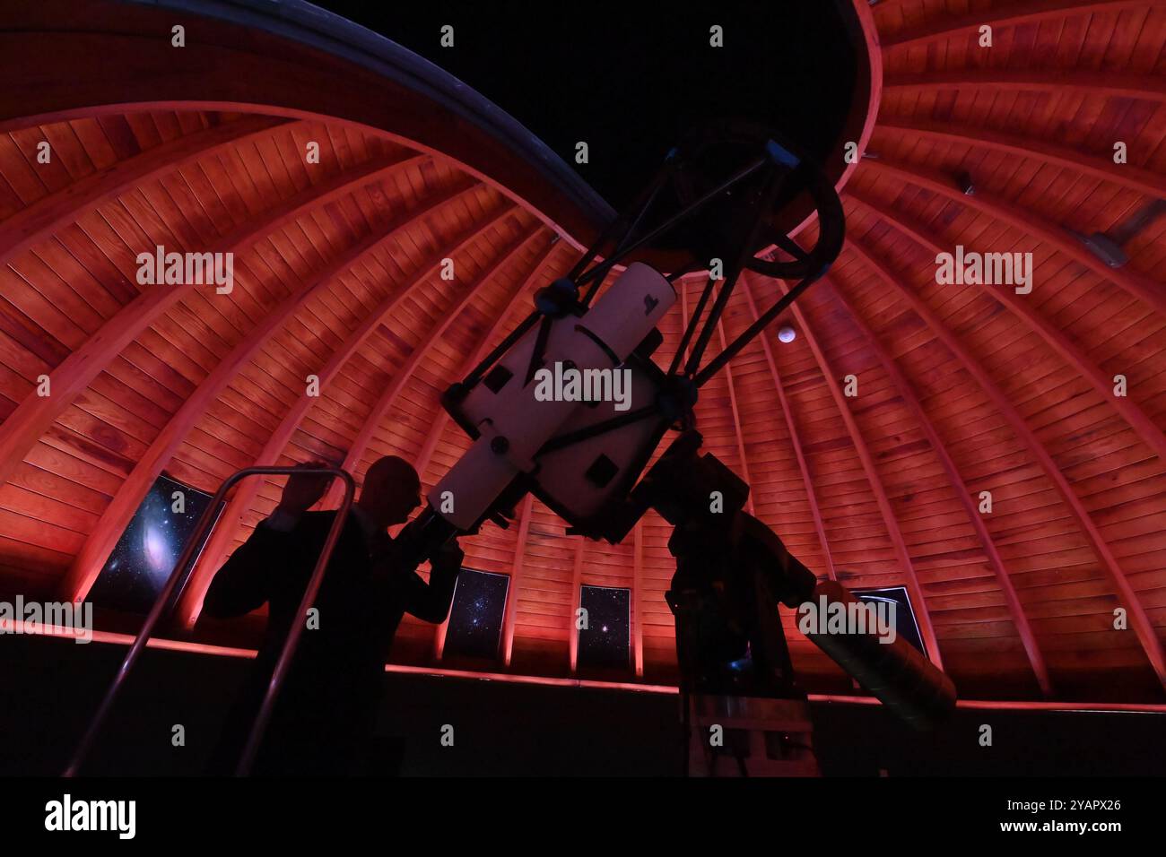 Ostrava, Czech Republic. 14th Oct, 2024. The biggest telescope in Czech ...