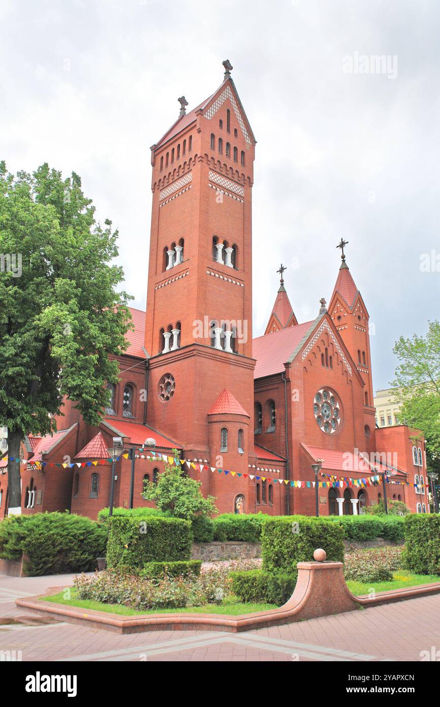 The Church of Saints Simon and Helena also known as the Red Church ...