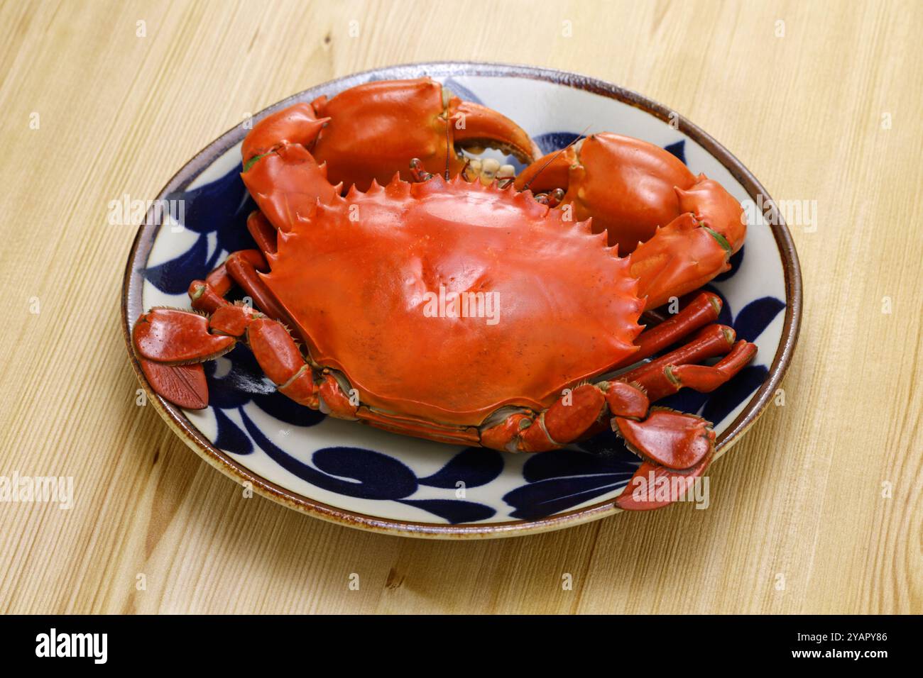 Boiled Green mud crab (called Domangani in Japan Stock Photo - Alamy