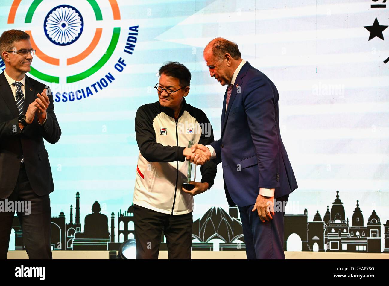 Delhi, INDIA. 14th Oct, 2024. Yang Ji-in of Republic of Korea have been ...