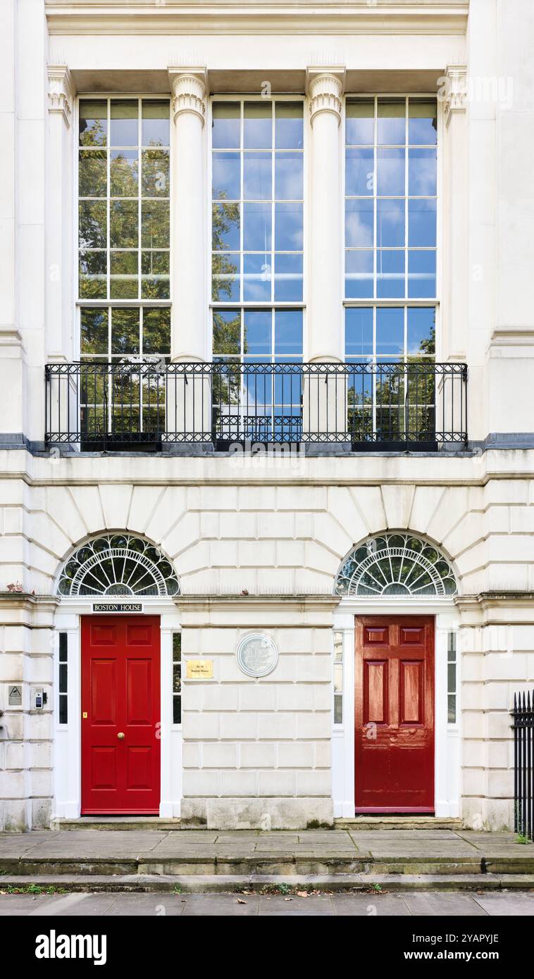 Boston House, Fitzroy Square, London, England Stock Photo - Alamy