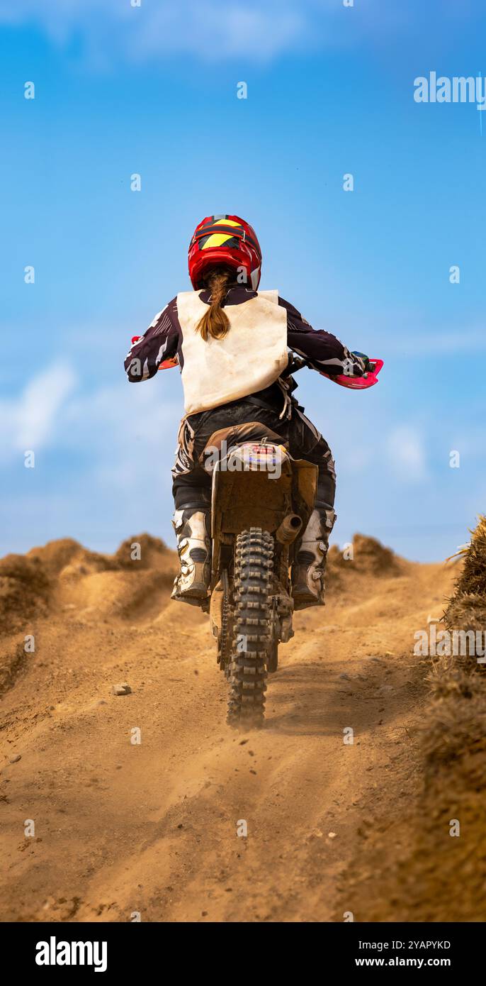 Female motocross racer hi-res stock photography and images - Alamy
