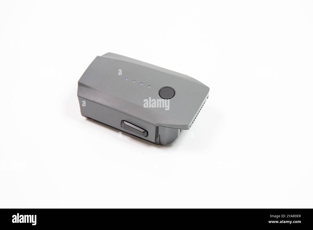 white background shot of drone battery Stock Photo - Alamy