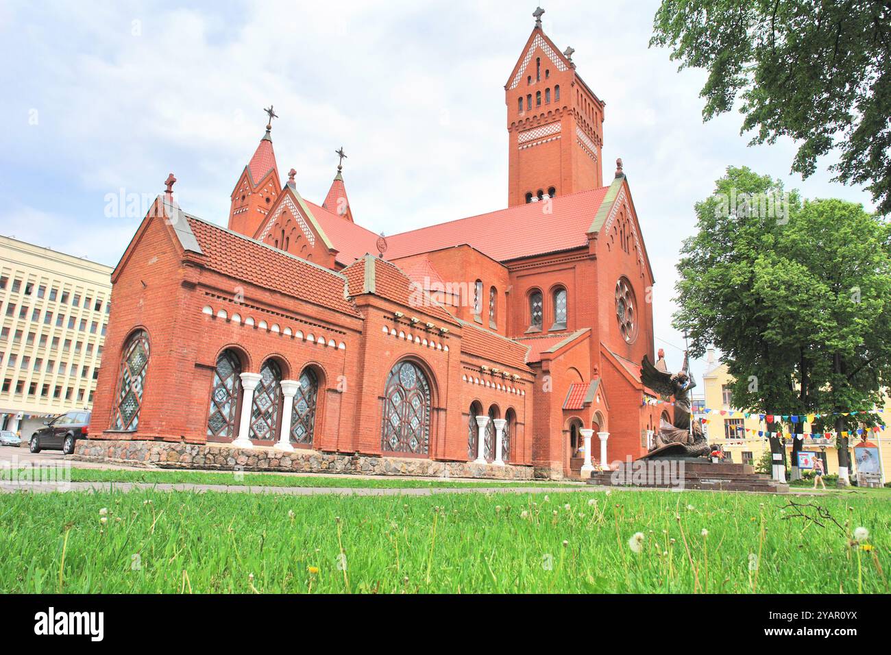 The Church of Saints Simon and Helena also known as the Red Church ...
