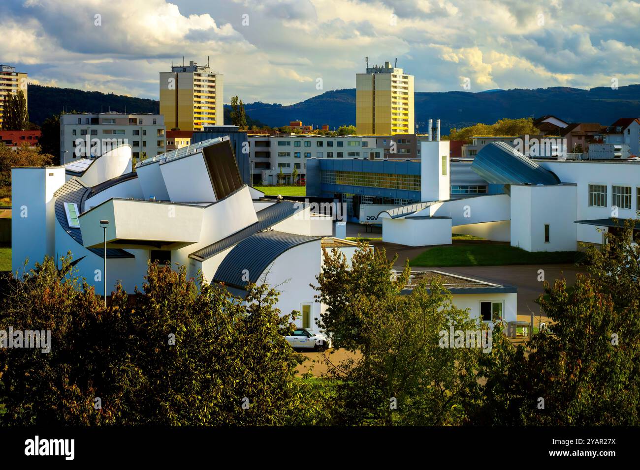Vitra Compound, Weil am Rhein, Germany. Buildings are designed by world ...