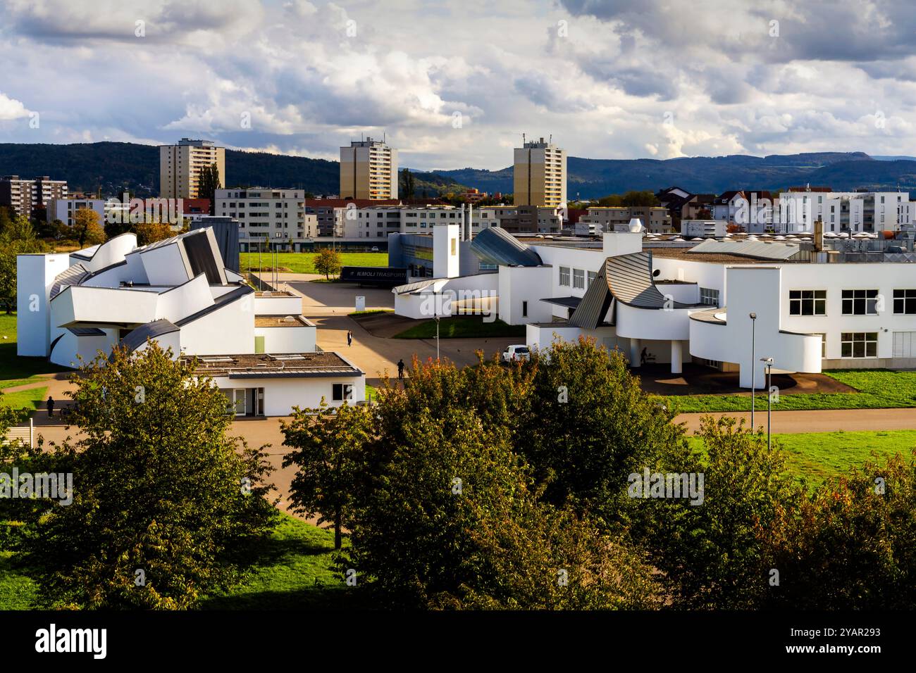 Vitra Compound, Weil am Rhein, Germany. Buildings are designed by world ...