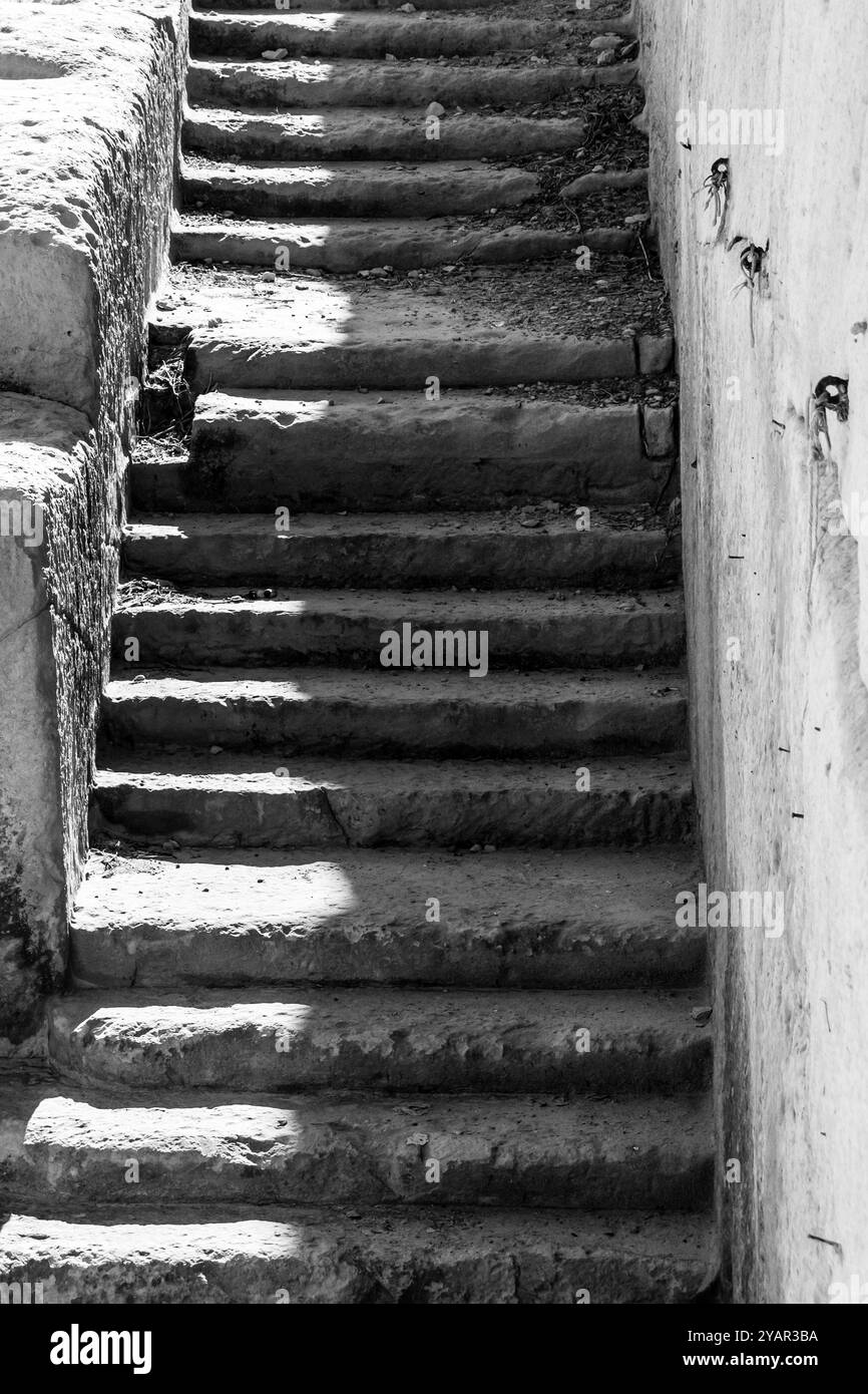 Feature in old stone Black and White Stock Photos & Images - Alamy