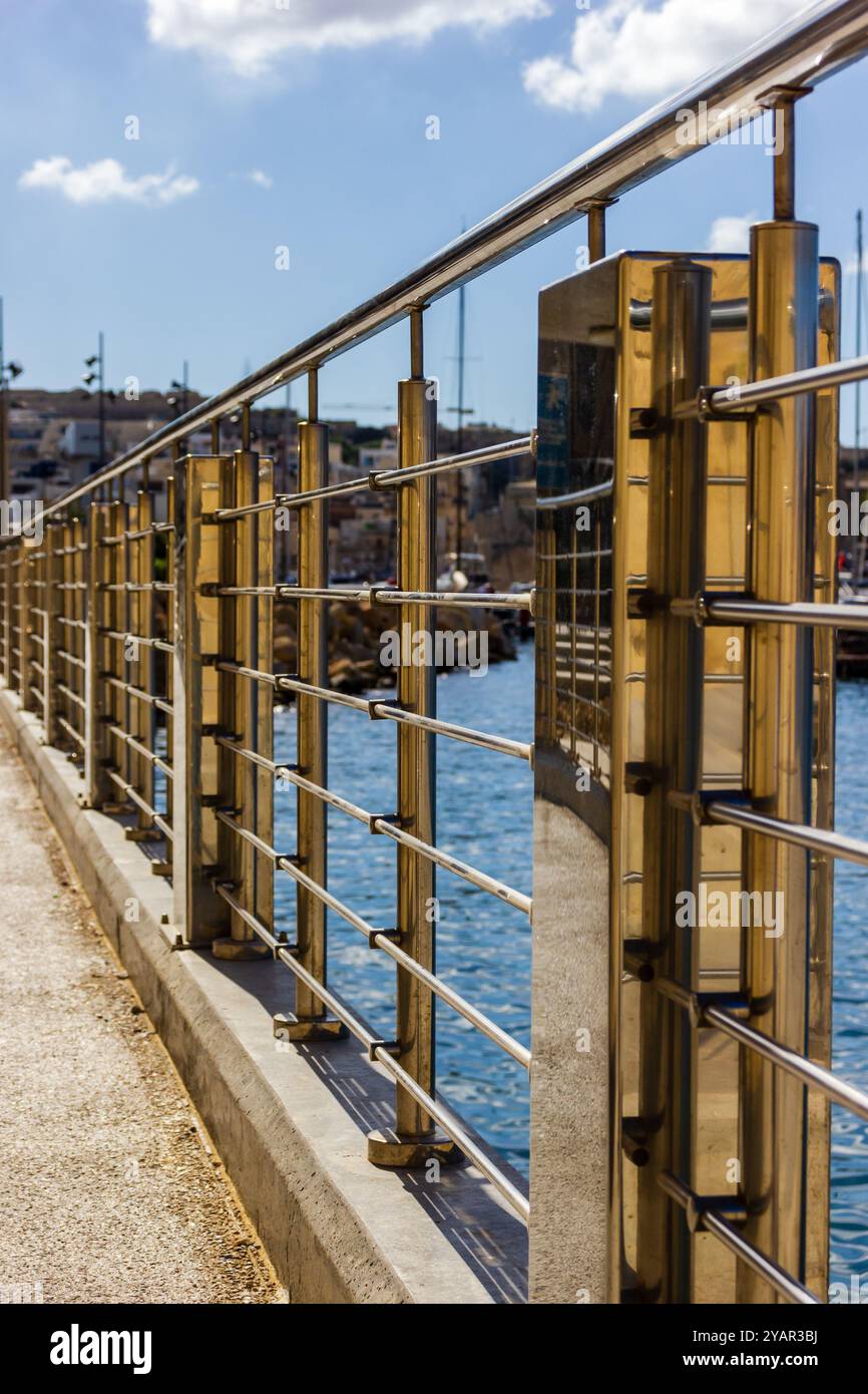 Modern steel railing hi-res stock photography and images - Alamy