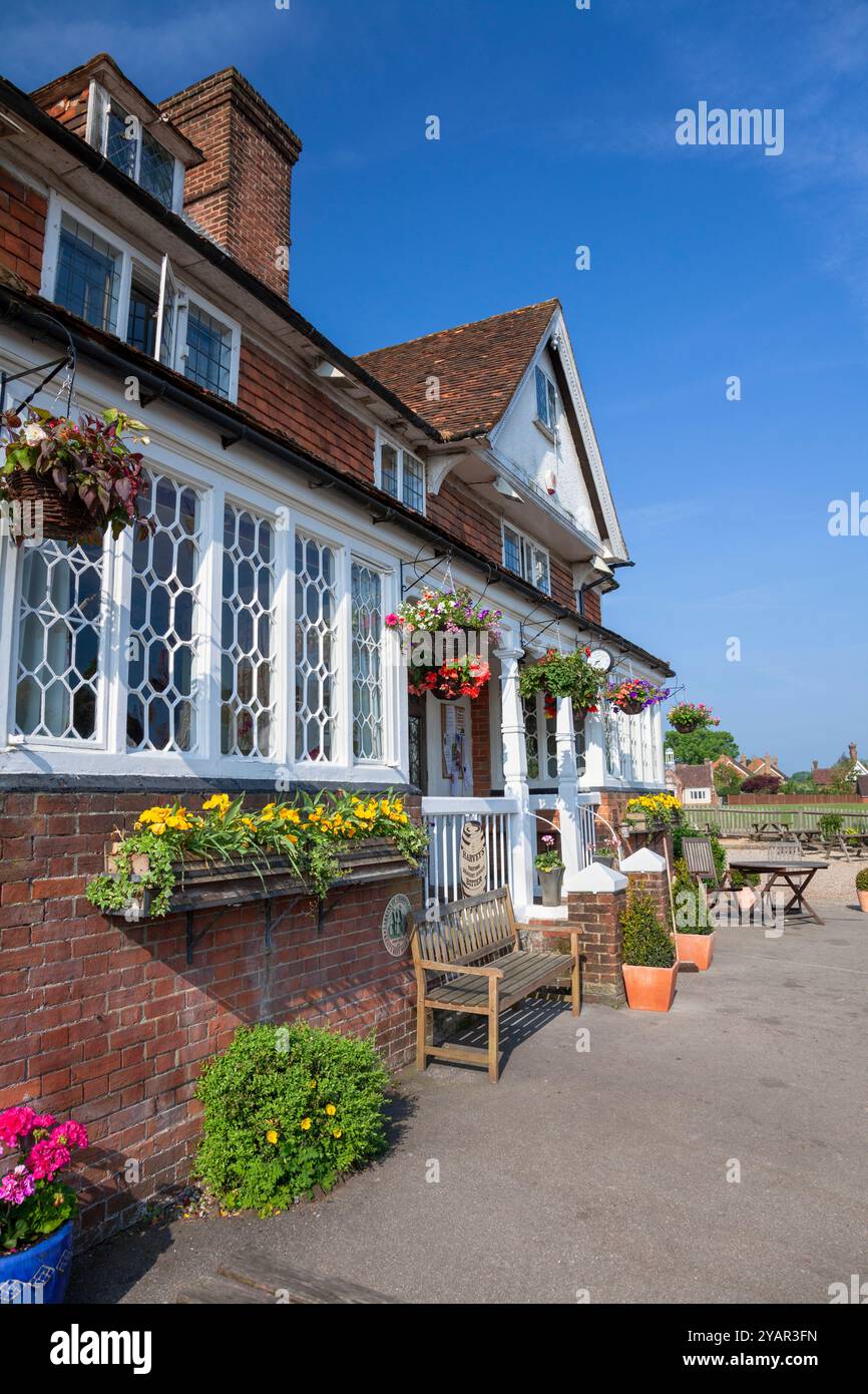 England, Kent, Benenden, Entrance to "The Bull Inn" Public House on The ...