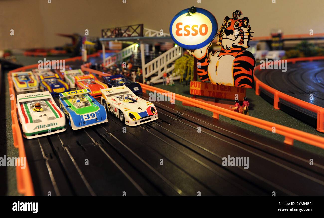 HO scale slot car racing Stock Photo - Alamy