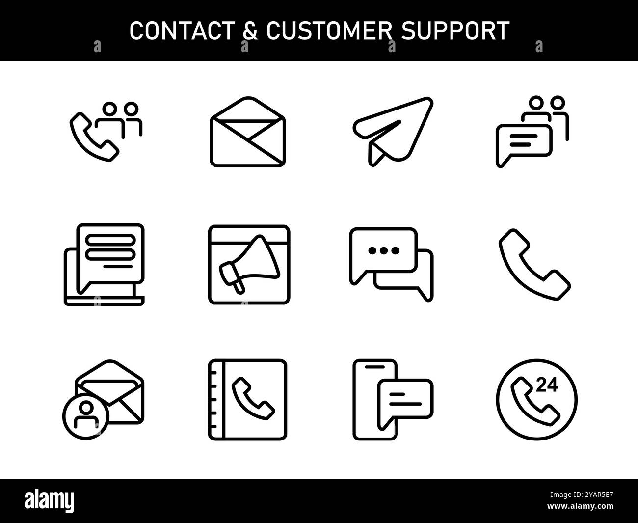 Customer service form Black and White Stock Photos & Images - Alamy