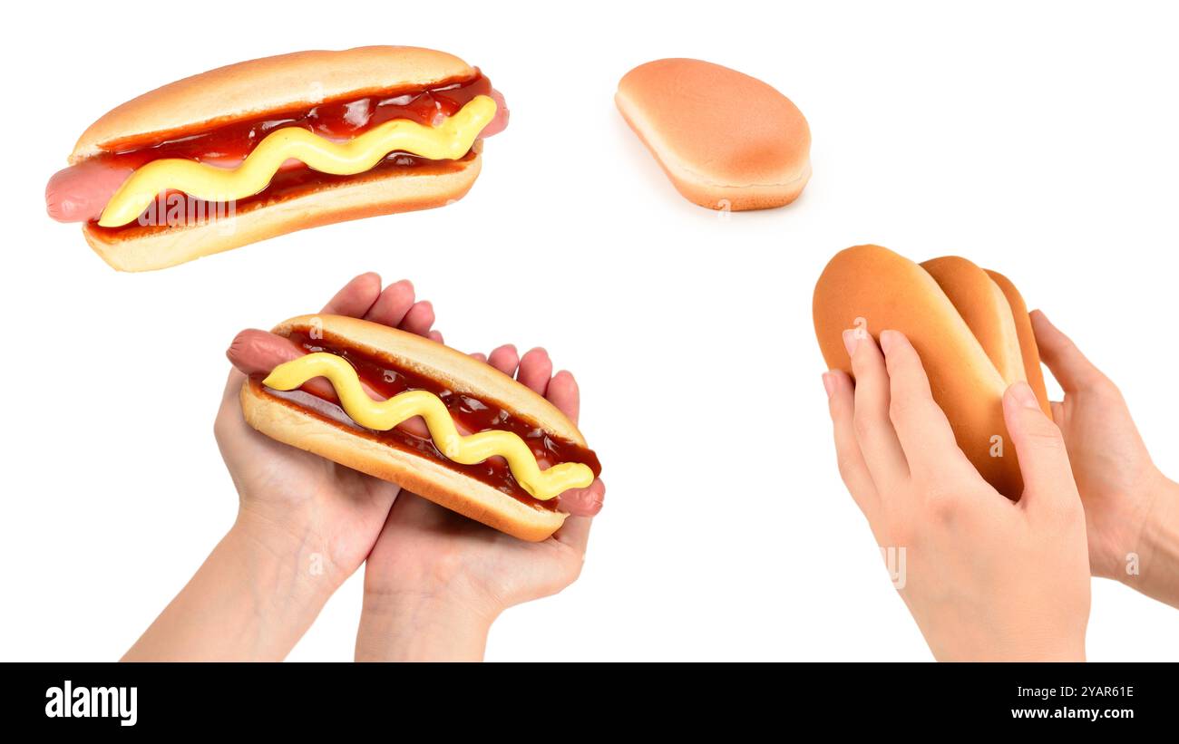 Hot dog isolated on hi-res stock photography and images - Alamy