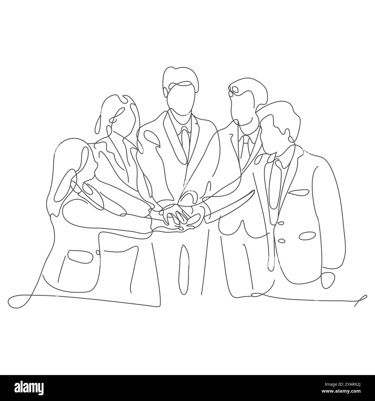 Team collaboration meeting documents Stock Vector Images - Alamy