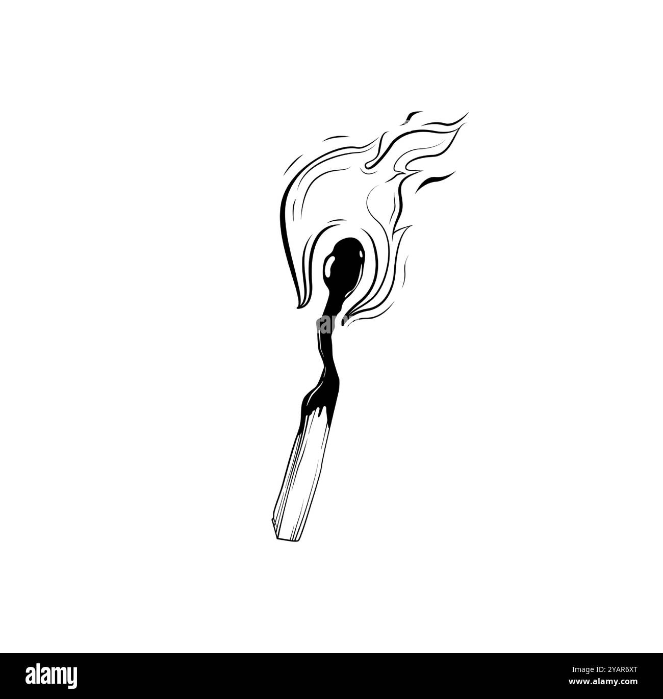 Matchstick tattoo hi-res stock photography and images - Alamy