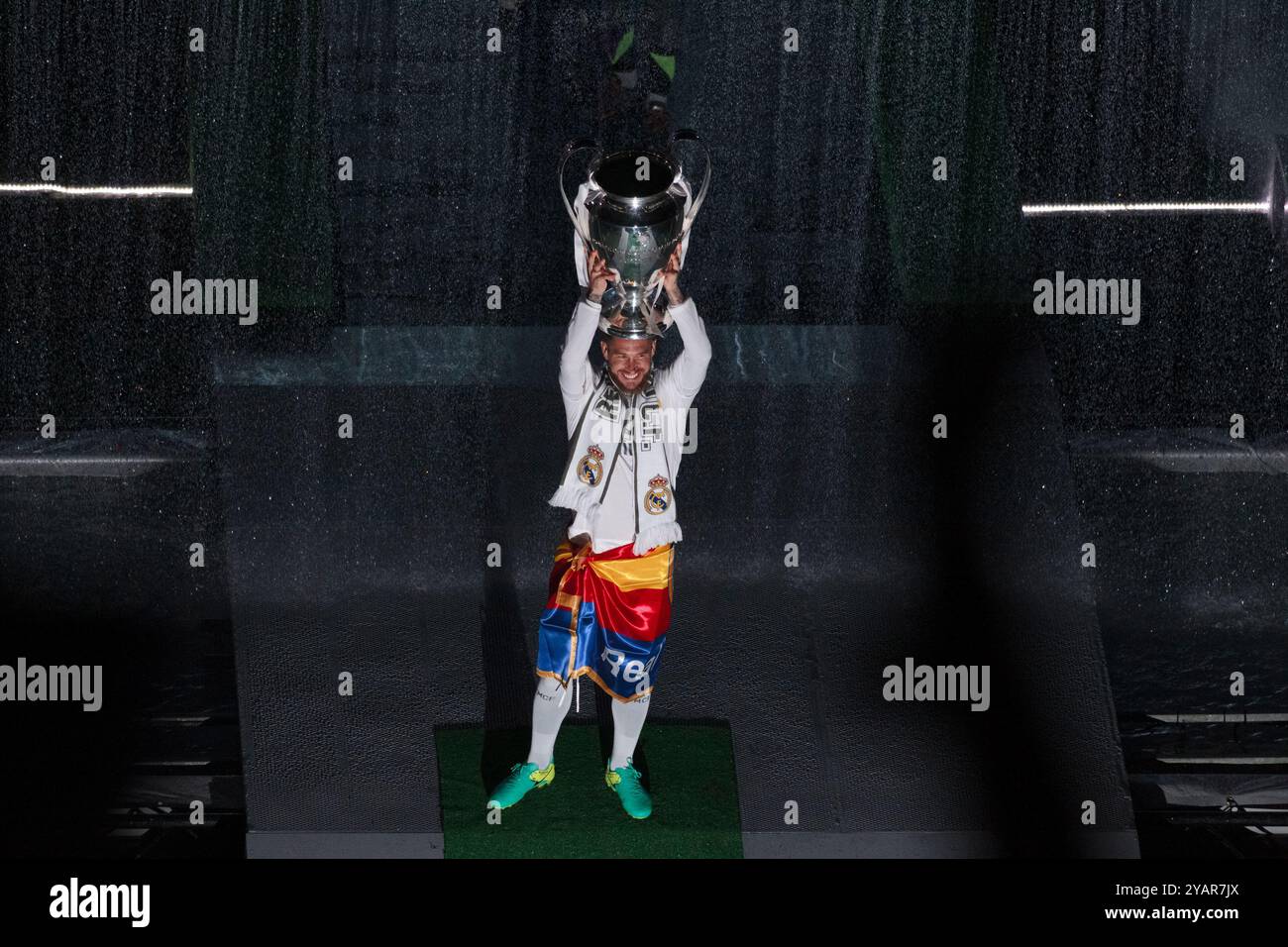 MADRID, SPAIN - MAY 29:Sergio Ramos of Real Madrid poses with the ...