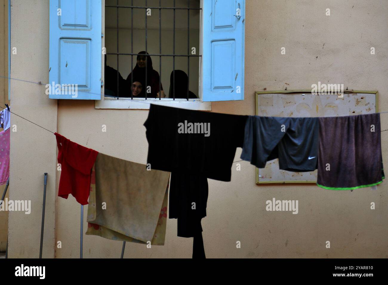 October 15, 2024, Beirut, Beirut, Lebanon: Lebanese displaced women ...