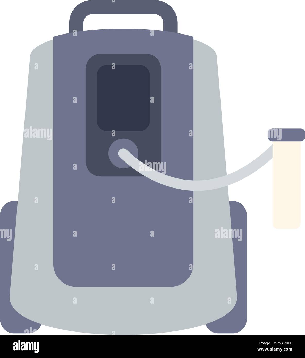 Portable oxygen concentrator, a medical device used for delivering ...