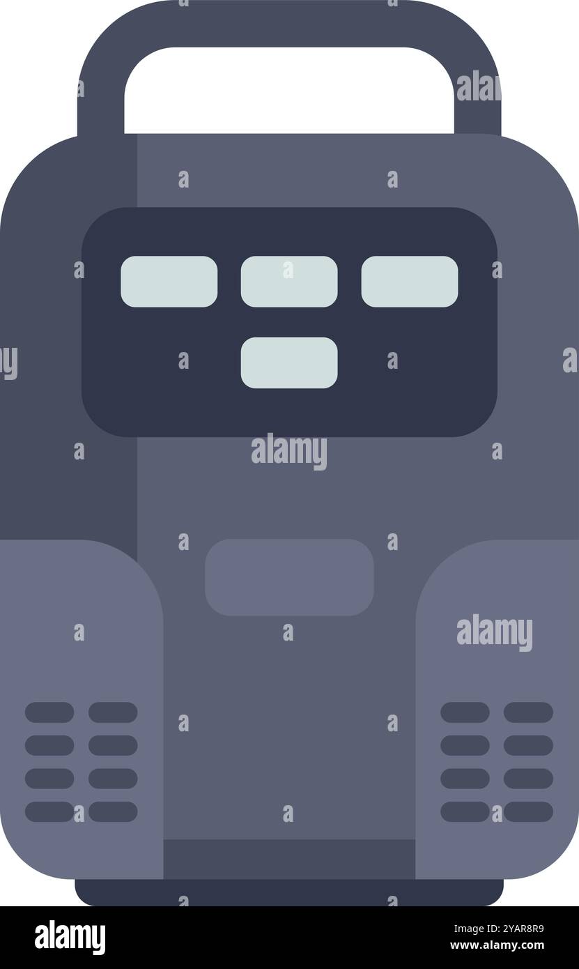 Modern portable power station providing backup electricity supply ...
