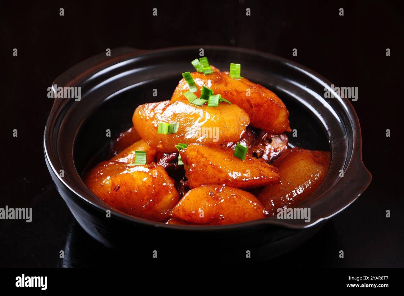 homemade fresh Braised White Radish Stock Photo - Alamy