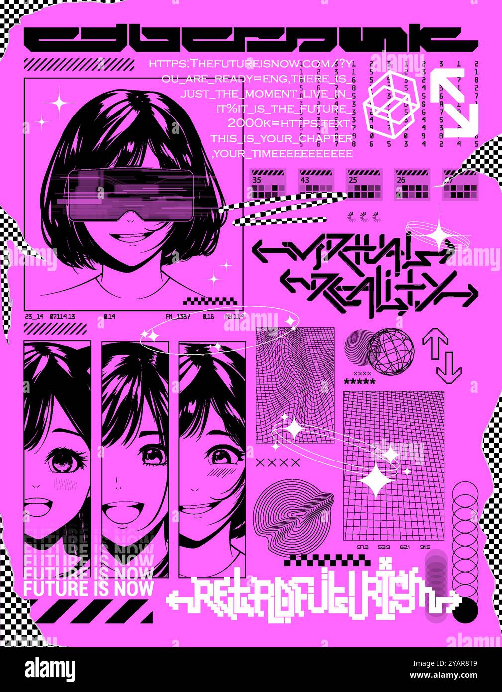 Cyberpunk girls hi-res stock photography and images - Alamy