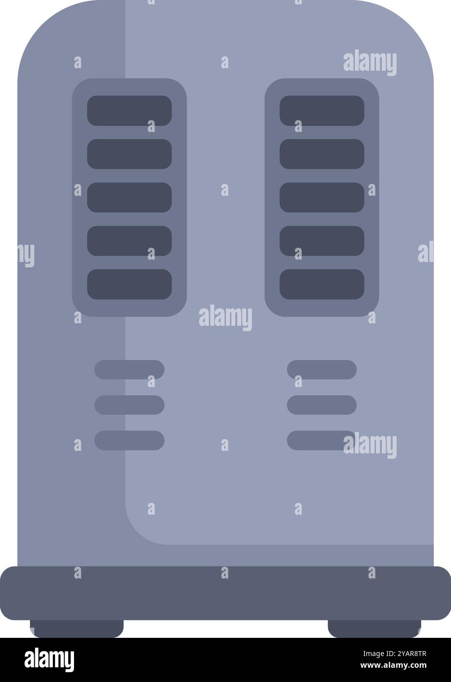 Toaster isolated front view Stock Vector Images - Alamy
