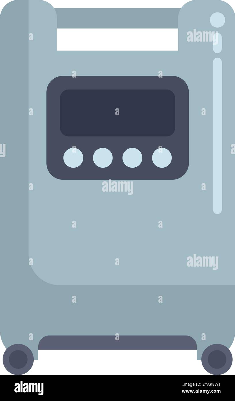 Modern medical device providing oxygen therapy for patients with ...