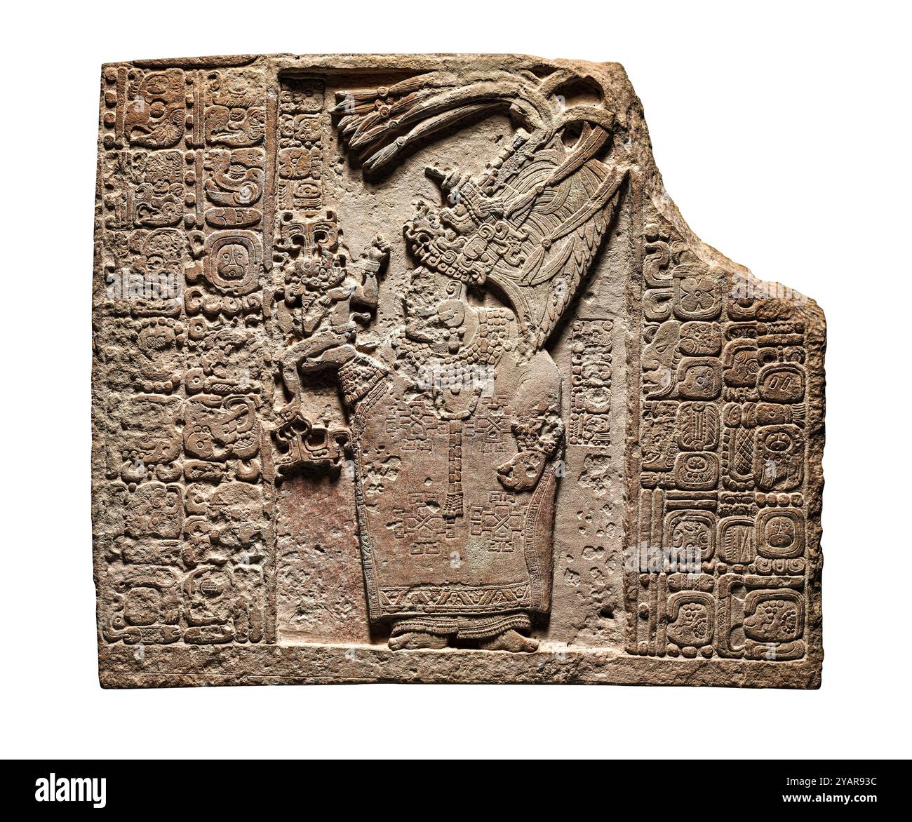 Panel with Royal Woman c. 795 sculptor K’in Lakam Chahk sculptor and ...