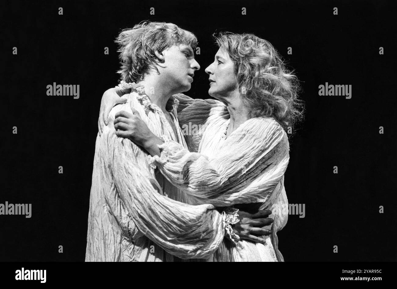 Stevan Rimkus (Leantio), Maggie Steed (Livia) in WOMEN BEWARE WOMEN by ...