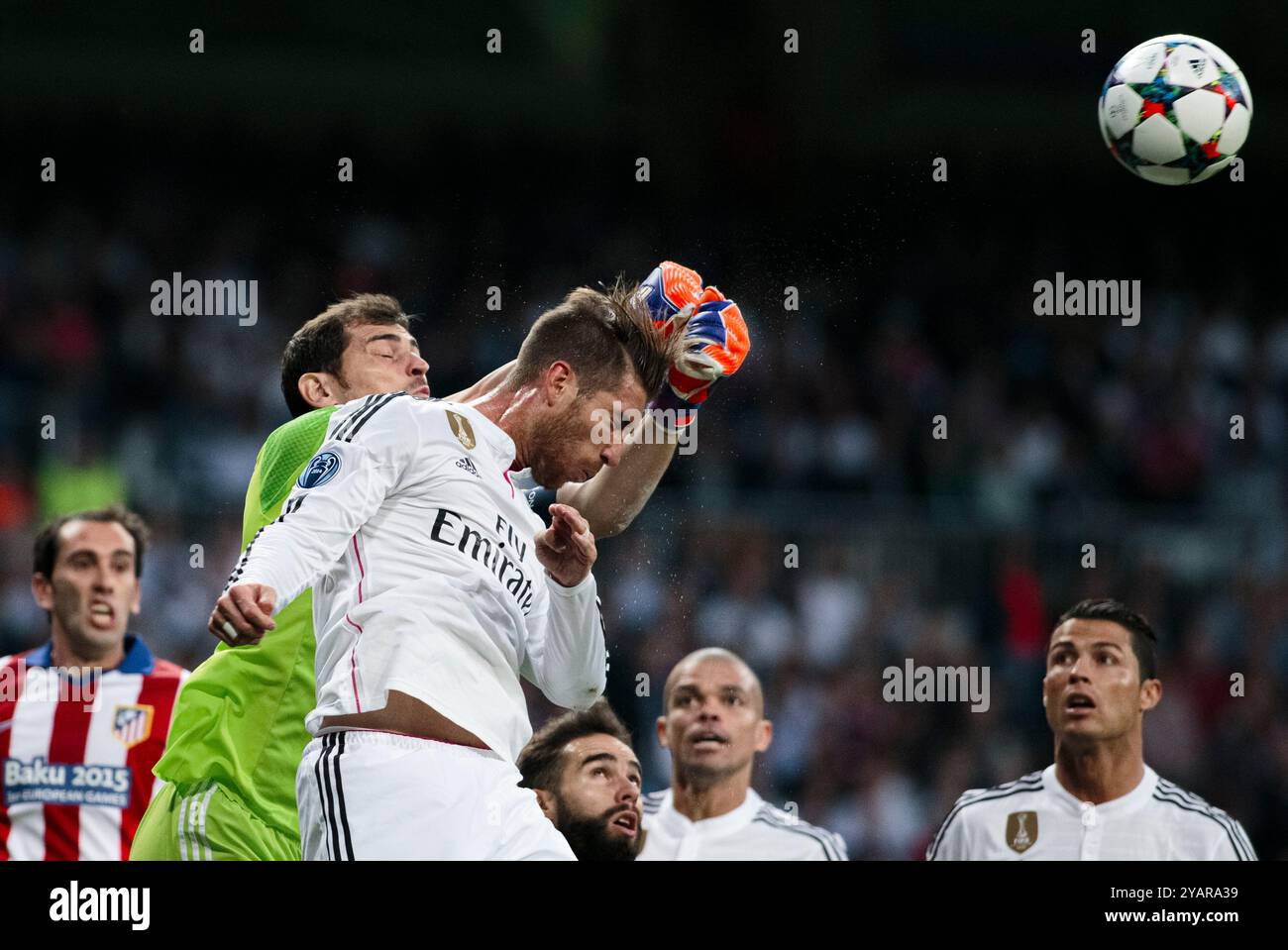 Sergio ramos real madrid 2014 hi-res stock photography and images - Alamy