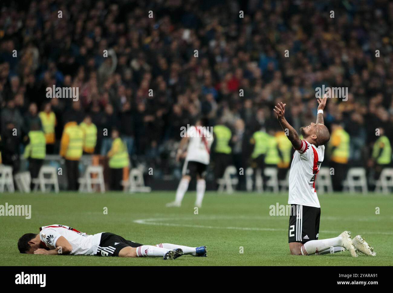 River Plate players celebrates victory in the Copa Libertadores final ...