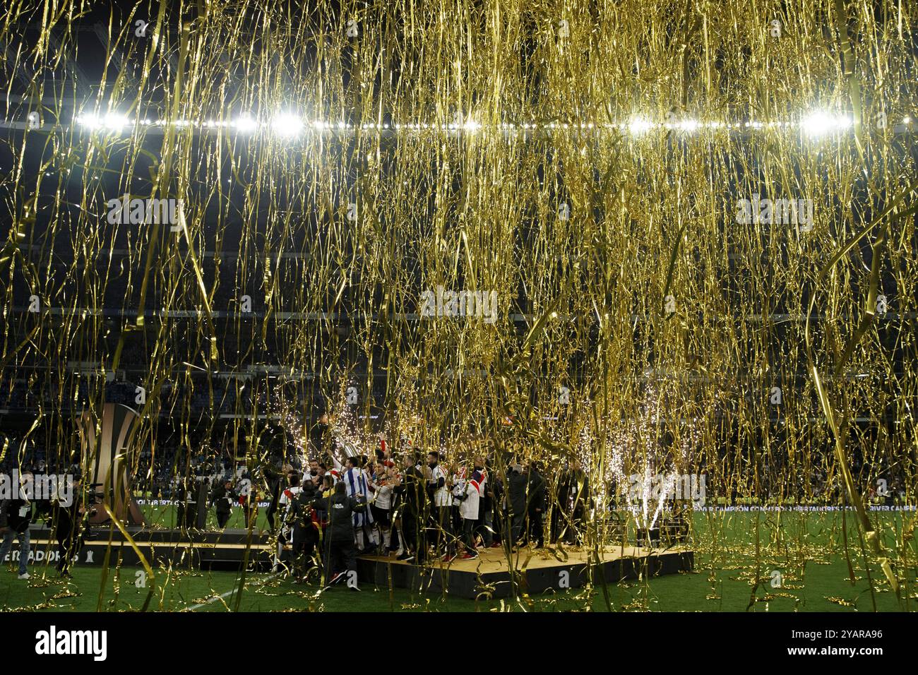 River Plate players celebrates victory in the Copa Libertadores final ...