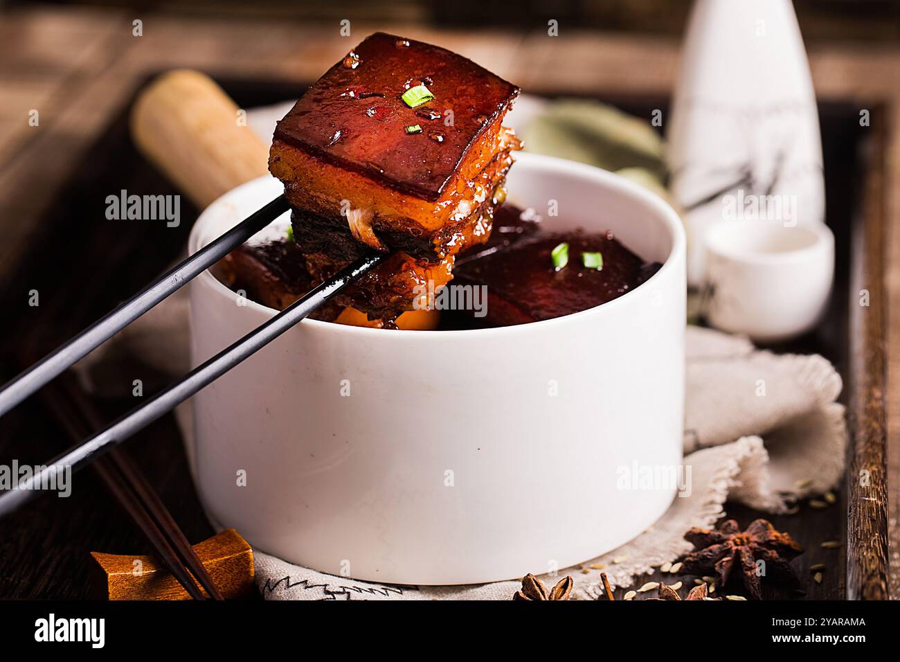 Braised Pork Belly, Shandong cuisine,Hakka braised pork belly, dongpo ...