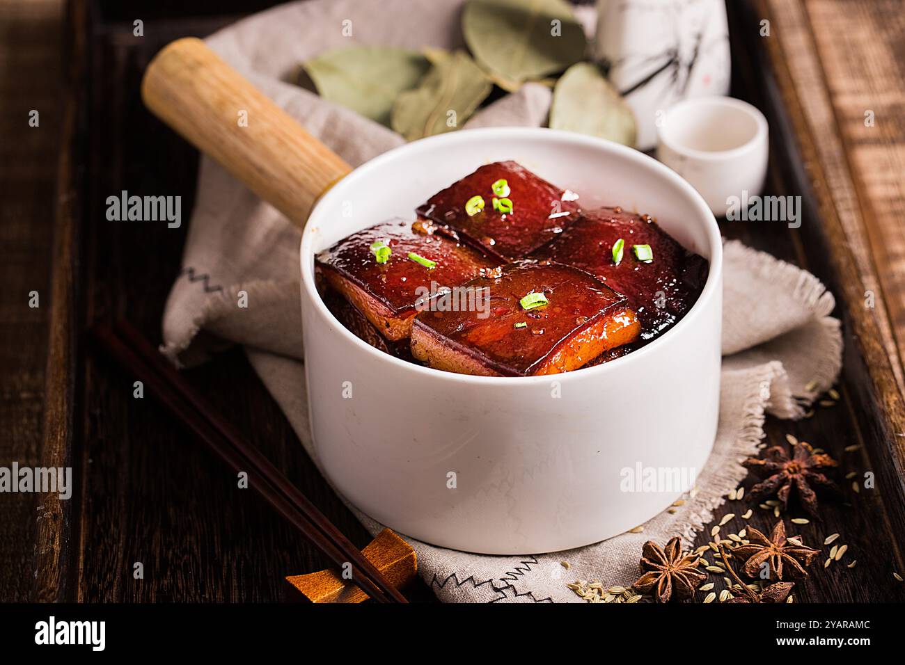 Braised Pork Belly, Shandong cuisine,Hakka braised pork belly, dongpo ...