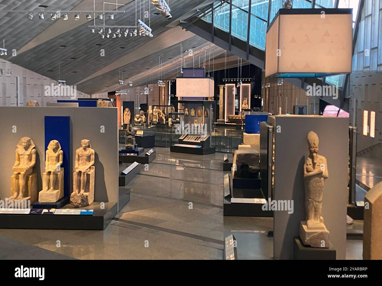 Trial operations at the Grand Egyptian Museum in Egypt Pharaonic status ...