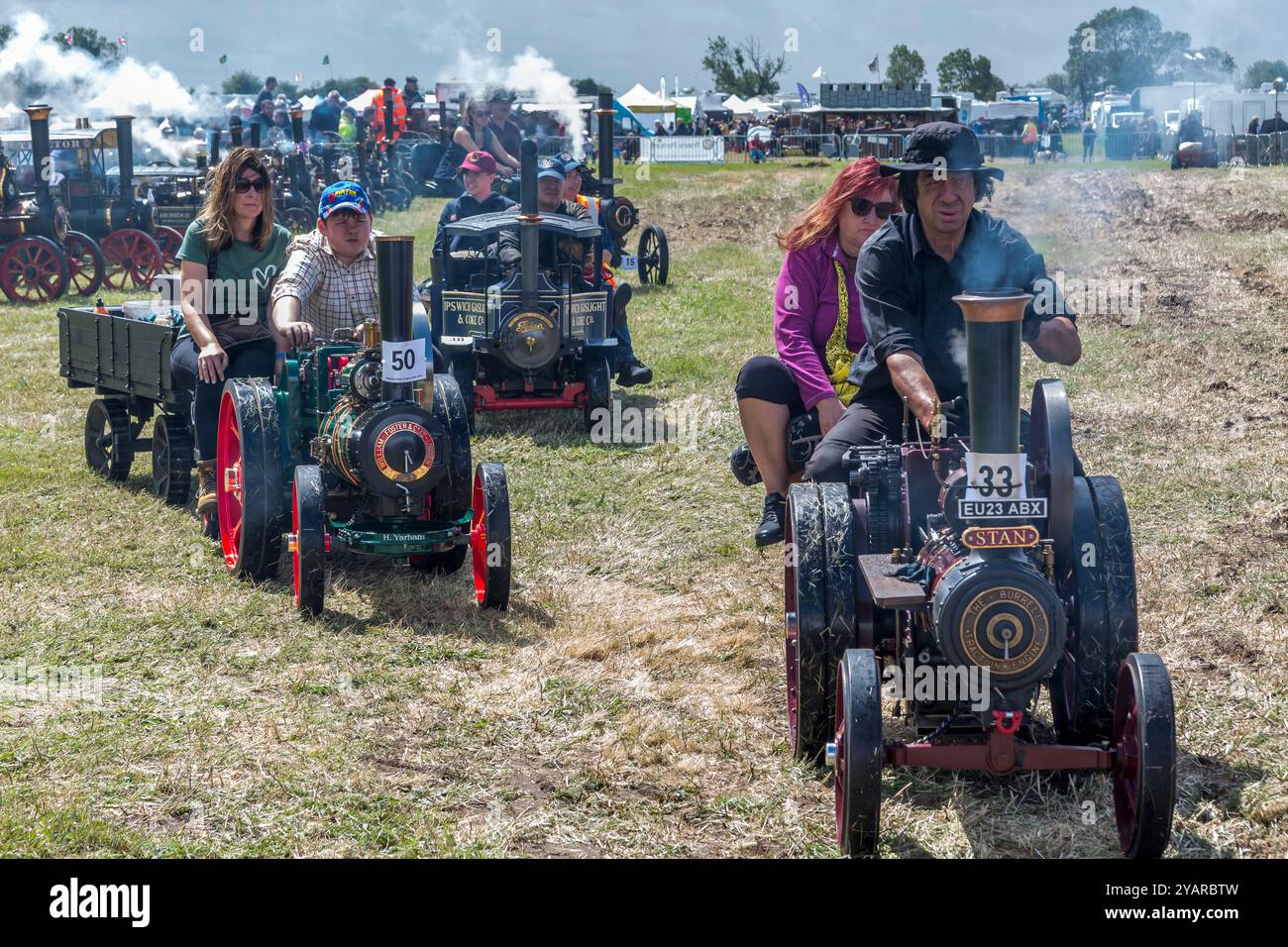 Steam Engine Rally and Country Fair Weeting Stock Photo - Alamy