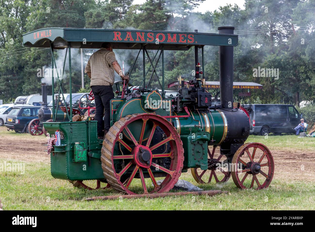 Steam Engine Rally and Country Fair Weeting Stock Photo - Alamy