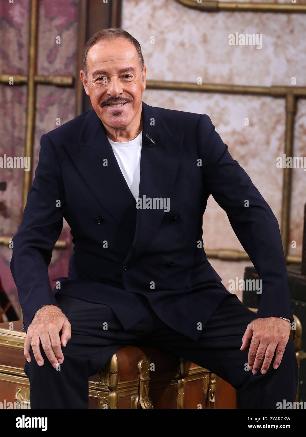 Rome, Rai studios ex Dear, TV show "Ciao maschio". In the photo ...