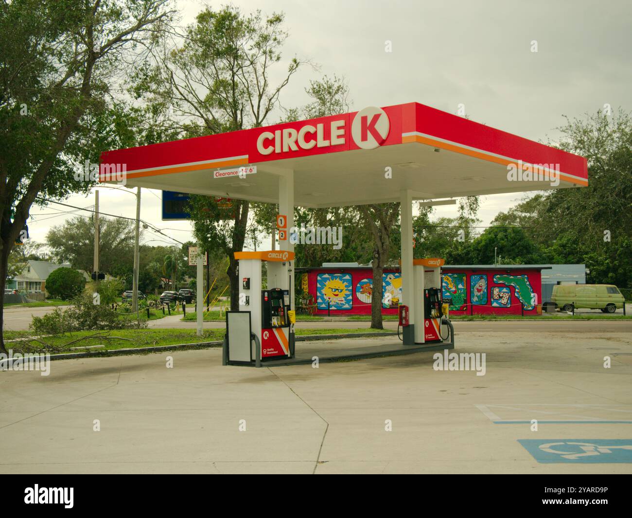 Editorial Use Only St. Petersburg, FL, USA October 10, 2024. Circle K Stores and Gas Station ...
