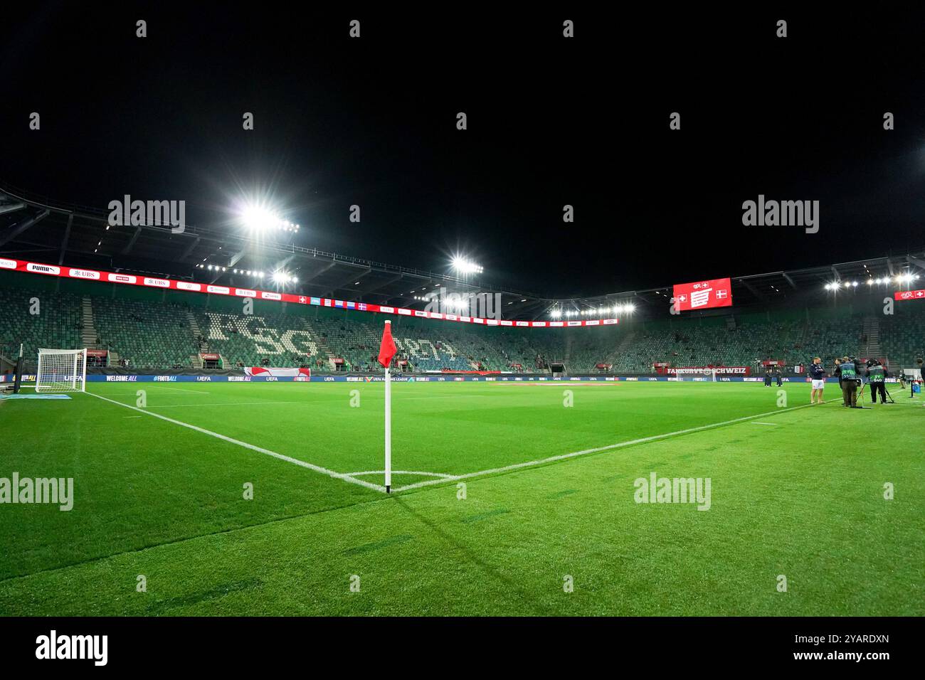 St. Gallen, Switzerland, October 15th 2024: General view inside the ...