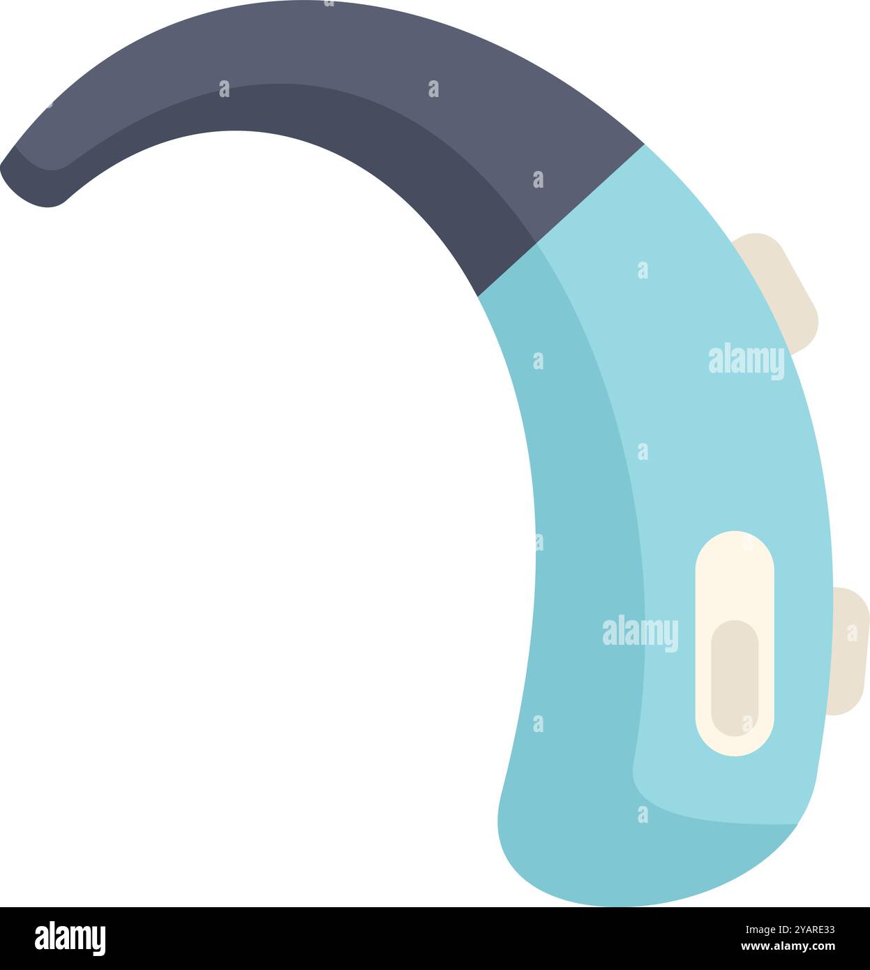 Modern digital behind the ear hearing aid improving quality of life for ...